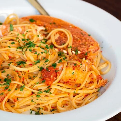 Hummerpasta recept från Ishavet.nu